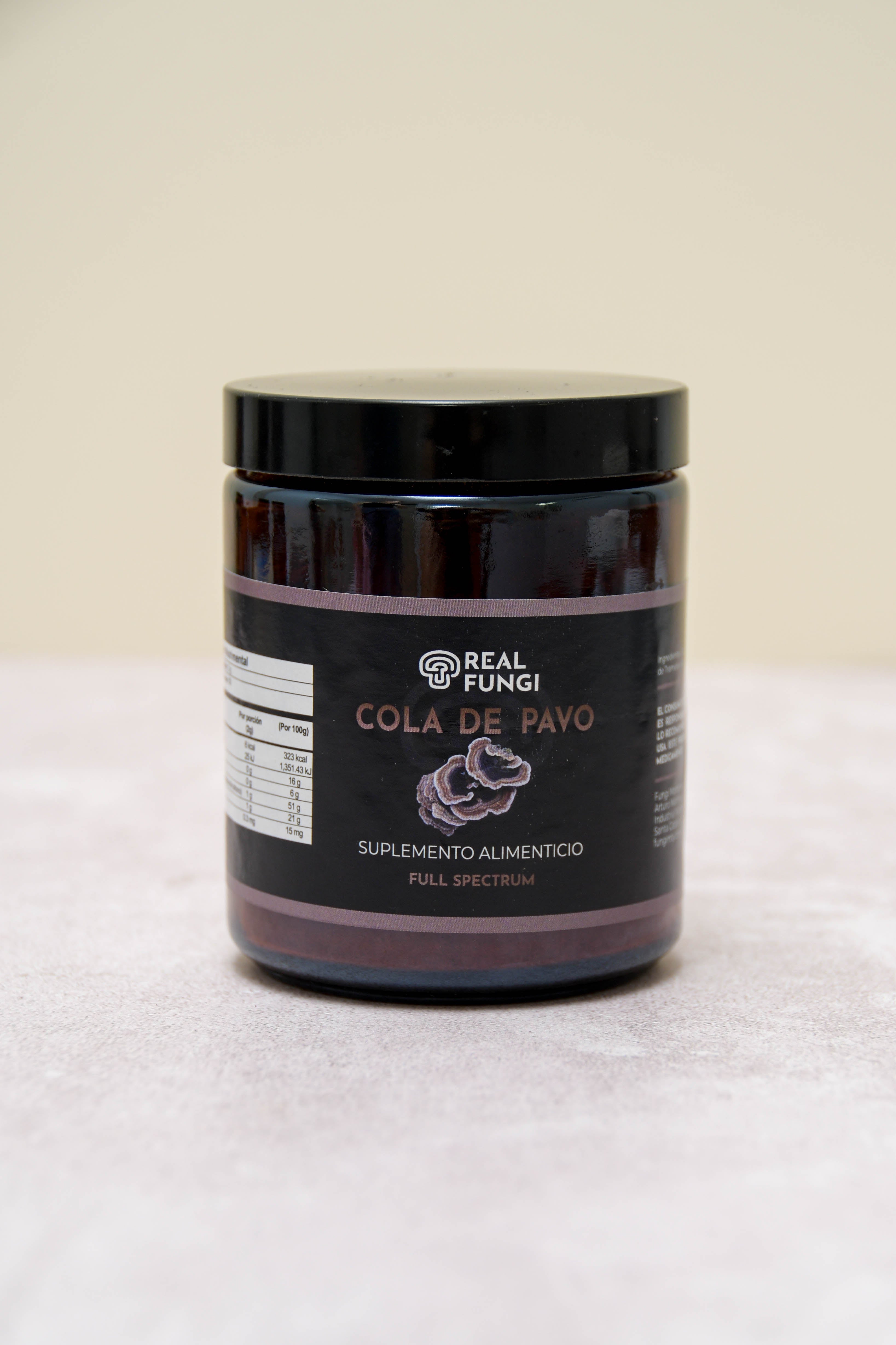 Cola de Pavo, extracto en polvo 100gr – Real Fungi MX