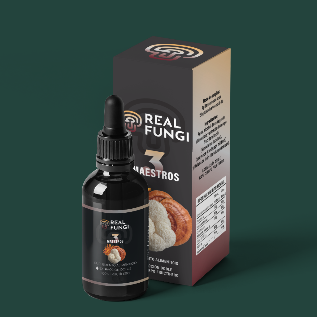 Extracto líquido 3 Maestros 50ml – Real Fungi MX